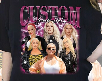 Custom Bootleg Rap Comfort Colors T-shirt, Custom Photo Vintage Graphic ...