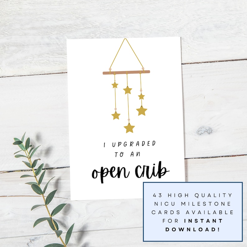 NICU Milestone Cards, Preemie Milestone Tracker, NICU Mom Gift, NICU ...