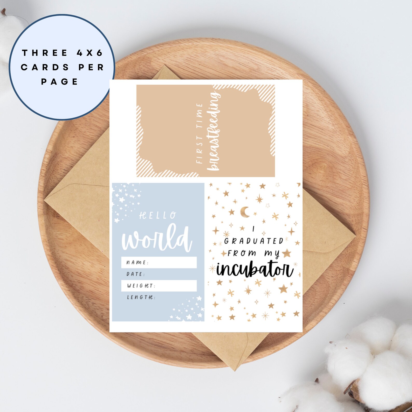 NICU Milestone Cards, Preemie Milestone Tracker, NICU Mom Gift, NICU ...