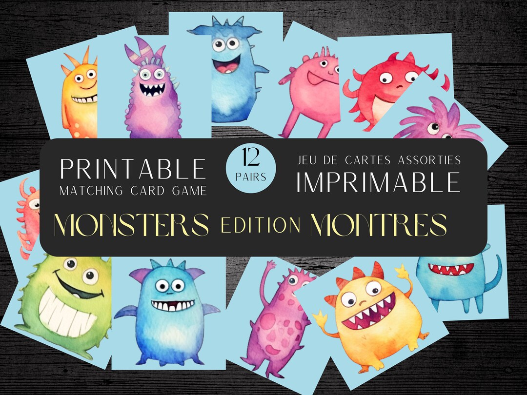 Matching Card Game | Memory Game | Homeschool | Preschool | Educational ...