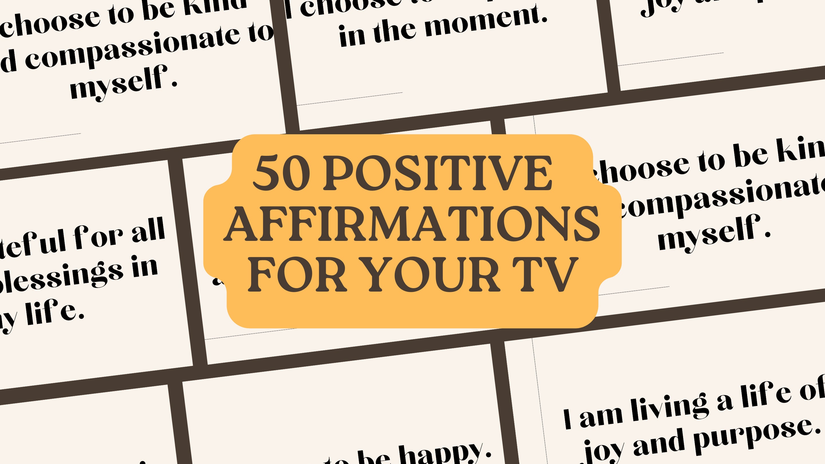 50 Positive Affirmations to Read Every Day | Bring Timeless ...