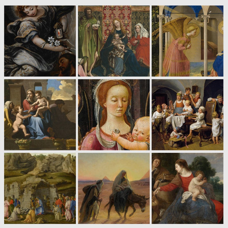 100 Digital Paintings of Renaissance Art Bring Timeless - Etsy