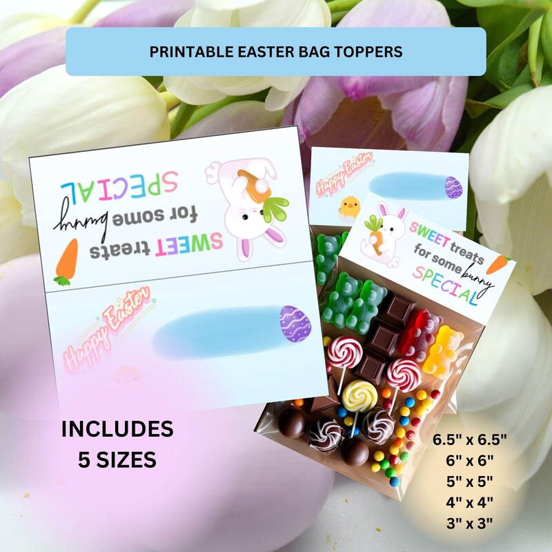 Easter Bag Toppers - Etsy
