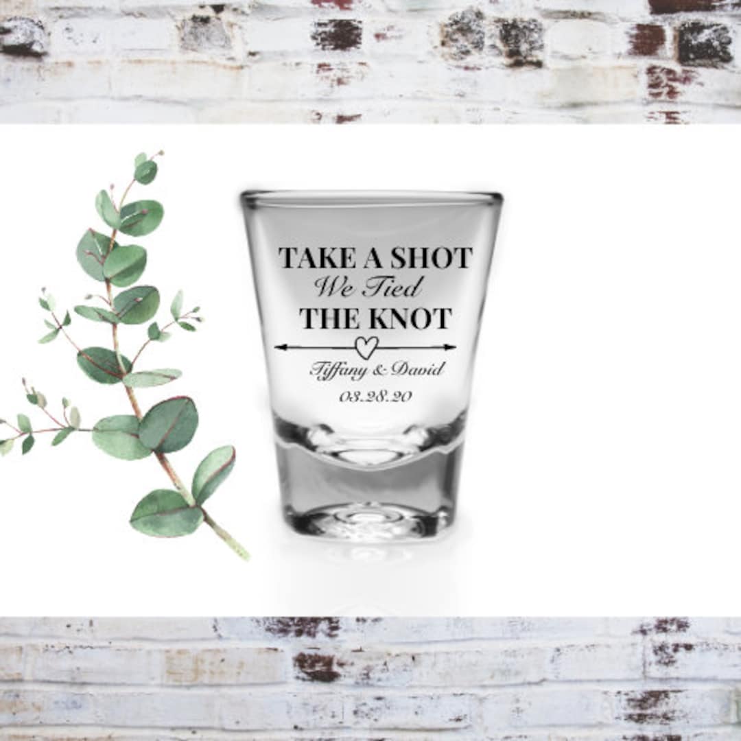 Personalized Wedding Shot Glasses Personalized Wedding - Etsy