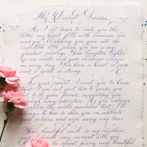 Personalised Handwritten Letter for Child, Mother, Father, Friend ...