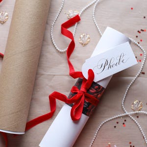 Personalised Vintage Scroll | Love Letter | Bespoke Scroll Letter ...