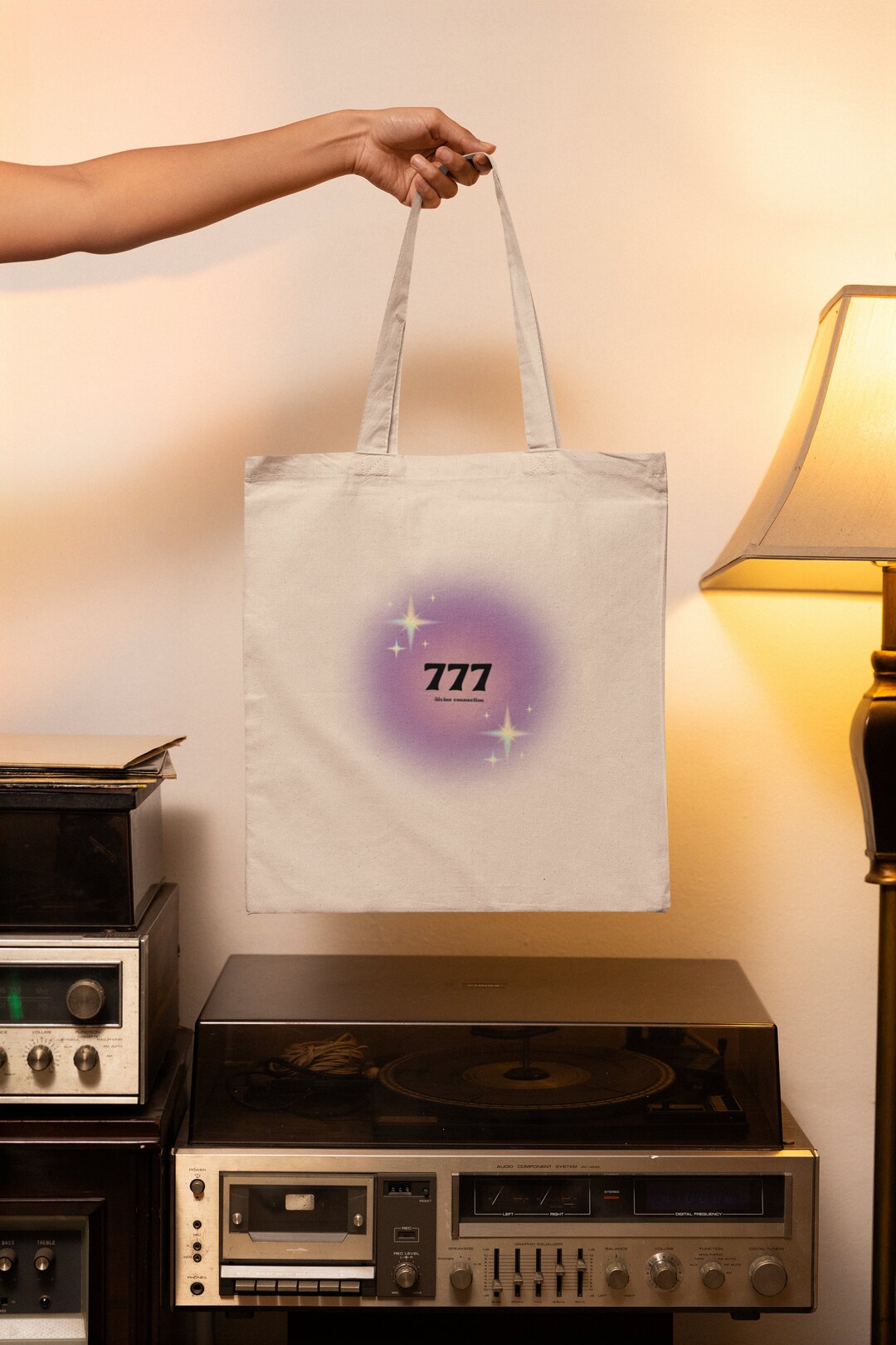Tote Bag Angel Number Tote for School Tote Bag Aura Number Tote ...