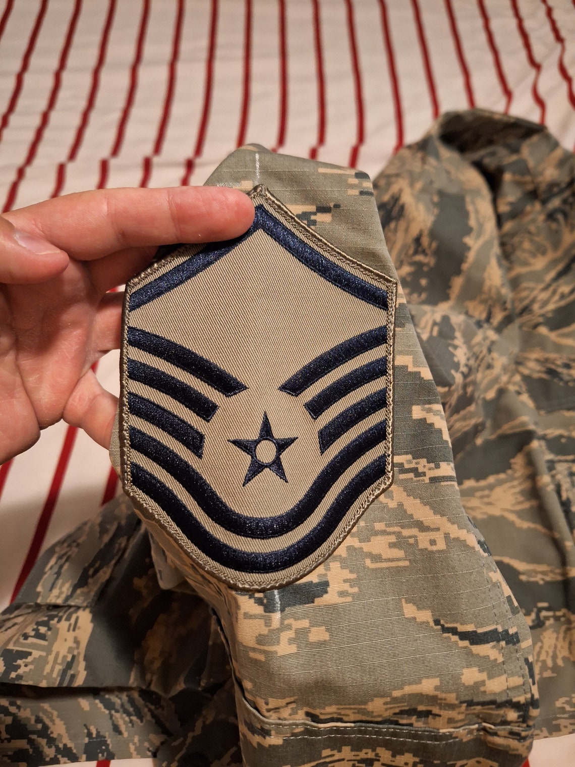 US Air Force Air Force Camouflage Pattern Mans Utility Coat Size 40 L ...