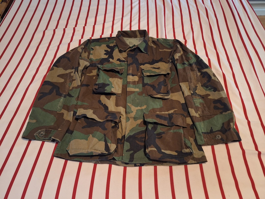 U.S. Army Woodland Camouflage Pattern Combat Coat Size - Etsy
