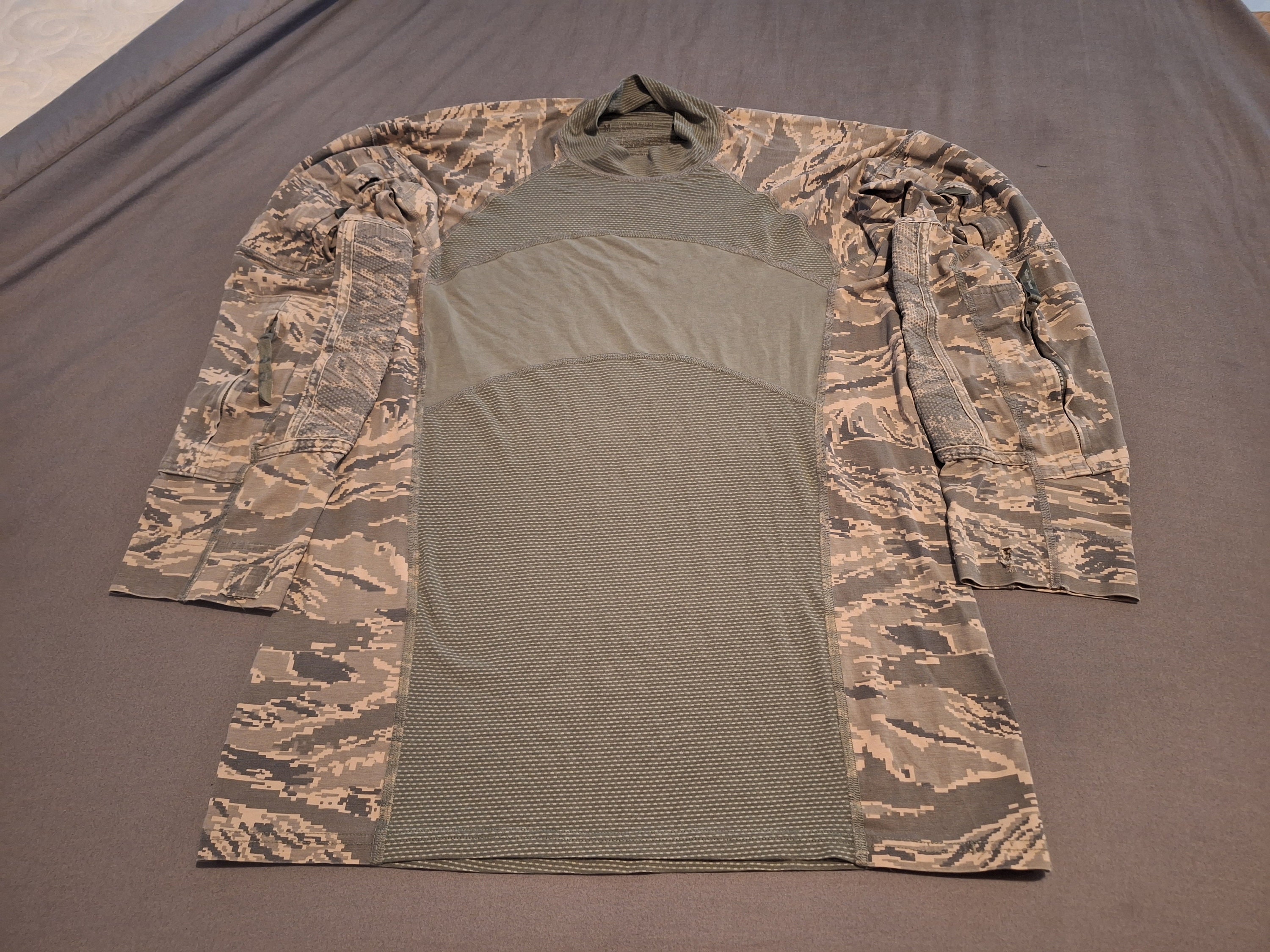U.S. Air Force Massif ABU Camo Flame Resistant Airman Battle Shirt Size ...