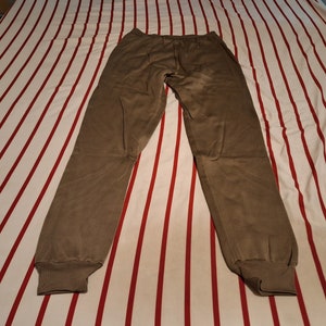 U.S. Army Cold Weather Drawers Color Brown Size Large Used - Etsy