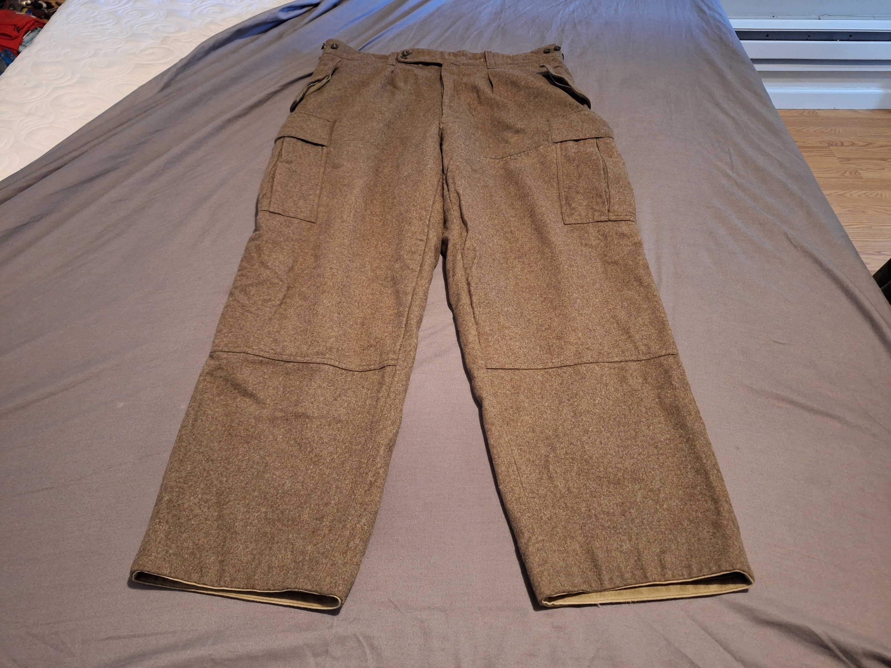 German Army Cold War Era Alois Heiss KG Wool Pants Color Green Size 174 ...