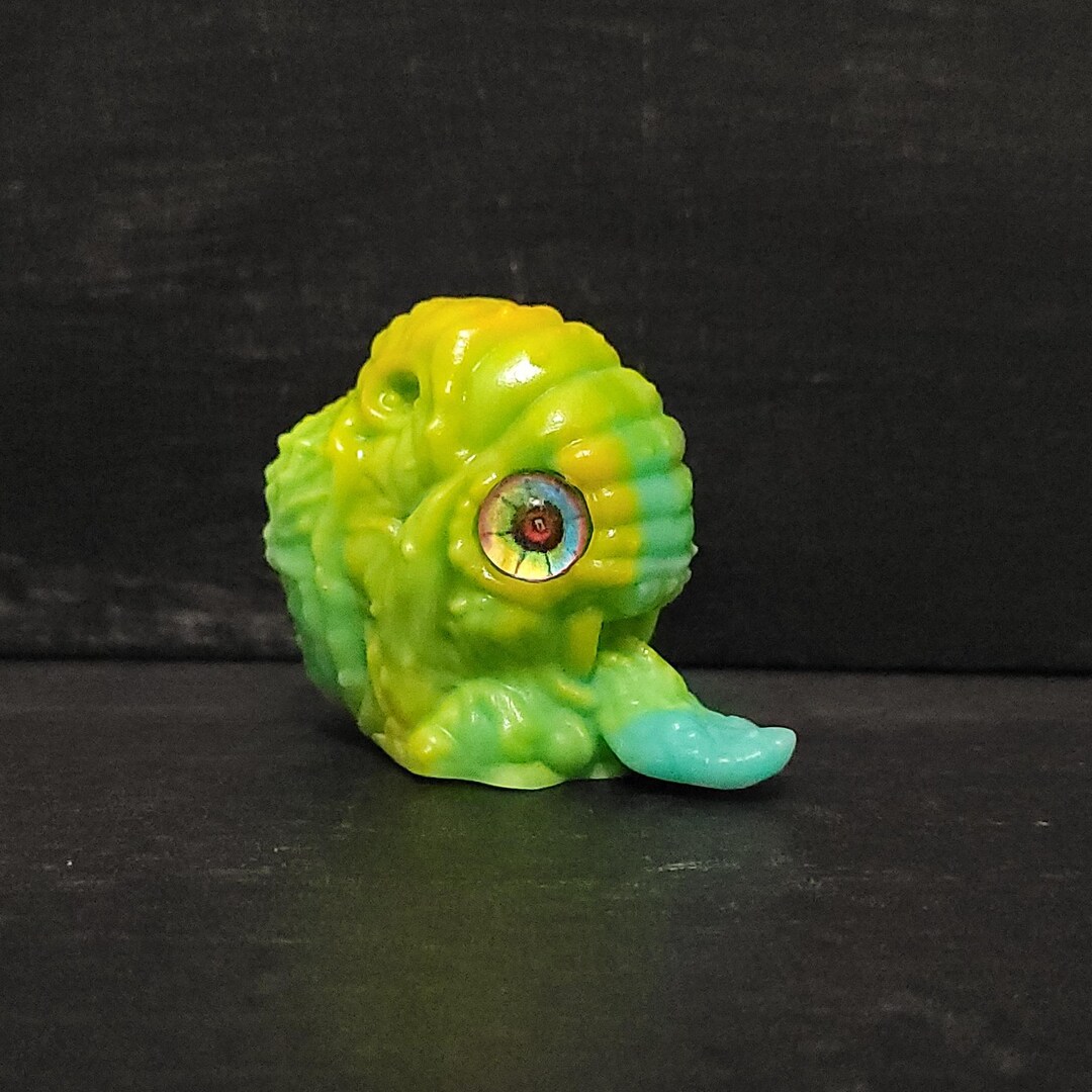 Creepy Retro Monster Toy | Handmade Resin Horror Collectible | 1980s ...