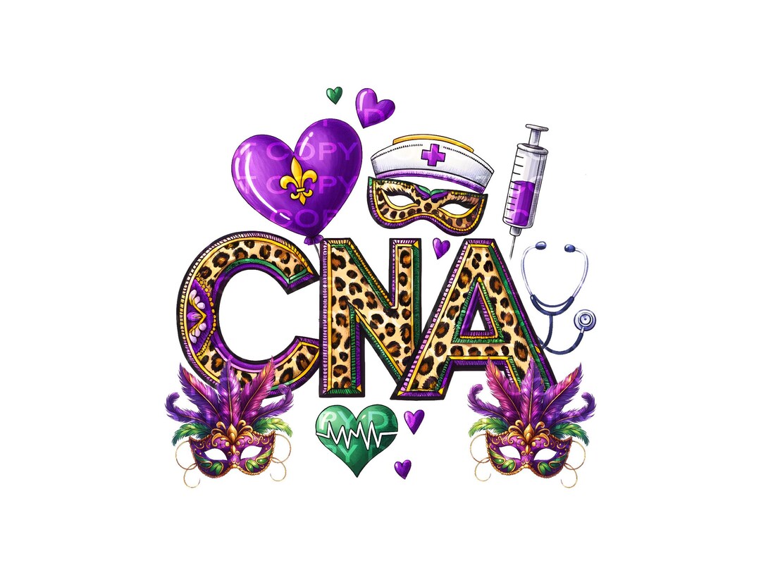 CNA Mardi Gras - DTF Transfer - Etsy