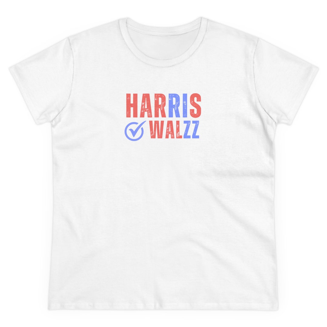 Harris Walz Rizz Vote 2024 Women's Midweight Cotton Tee - Etsy