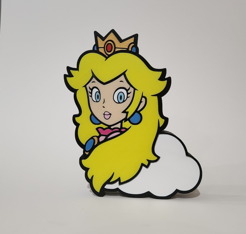 Princess Peach LED Light - Etsy