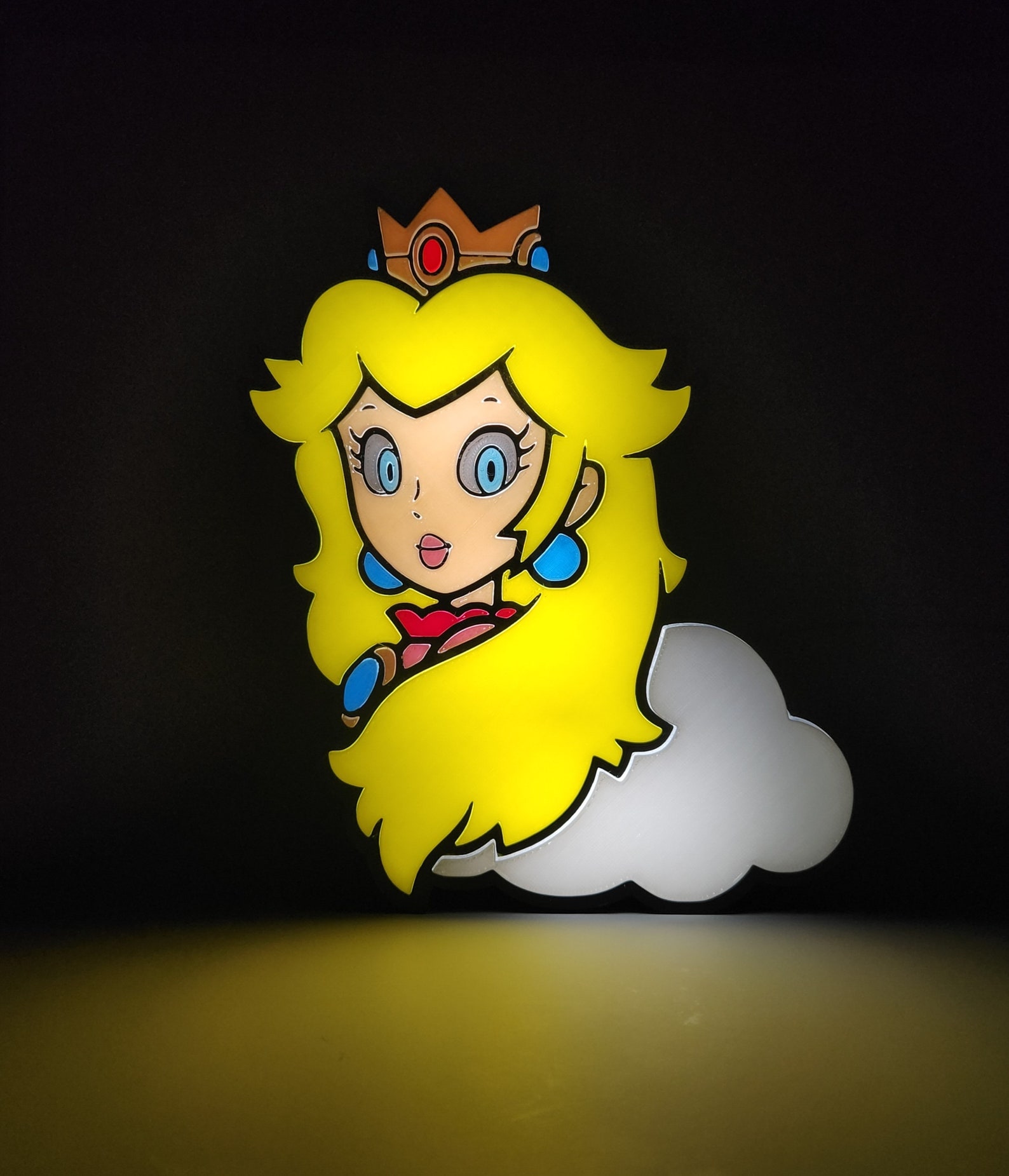 Princess Peach LED Light - Etsy