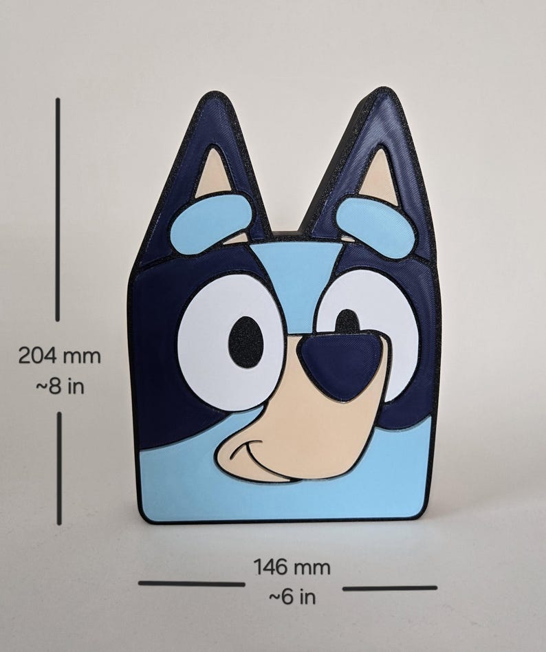 Bluey LED Night Light - Etsy