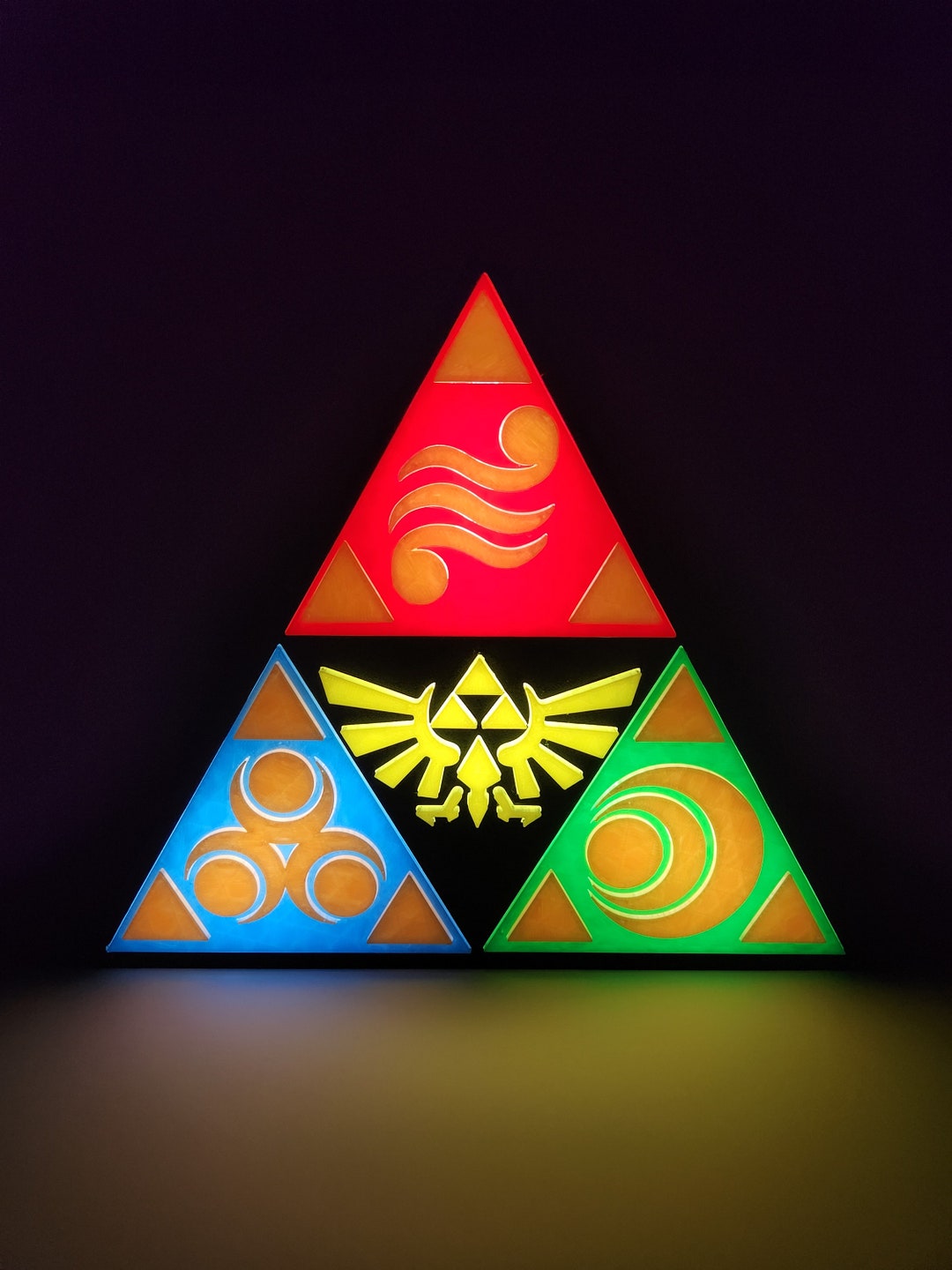 Zelda Triforce LED Light - Etsy