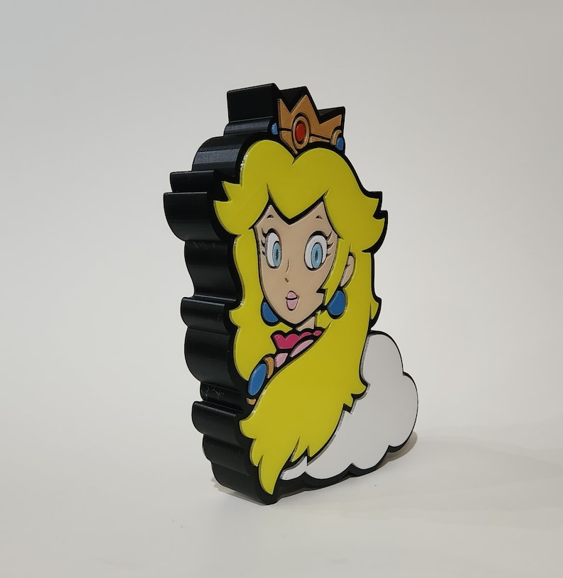 Princess Peach LED Light - Etsy