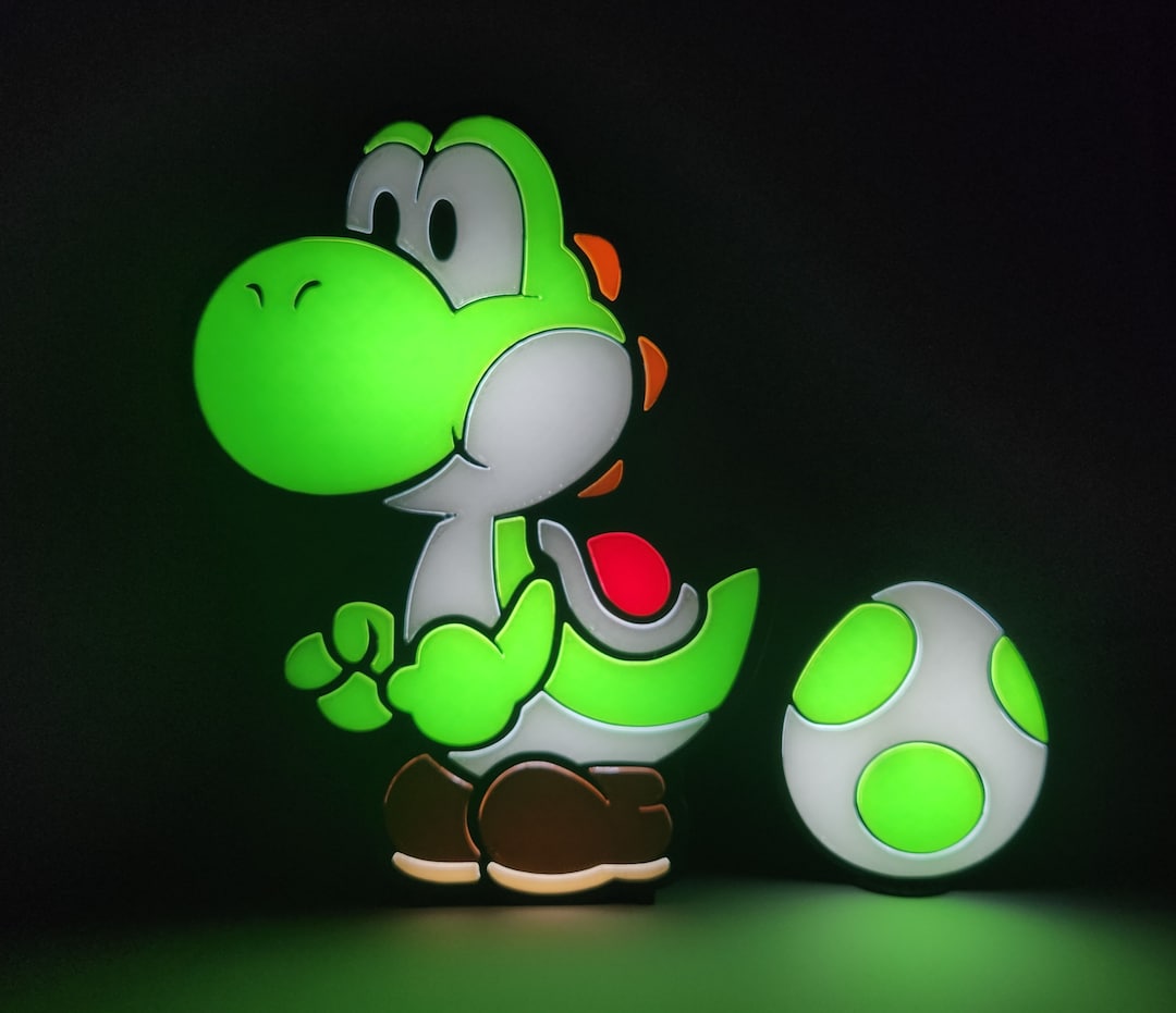 Yoshi and Egg Combo LED Lights - Etsy