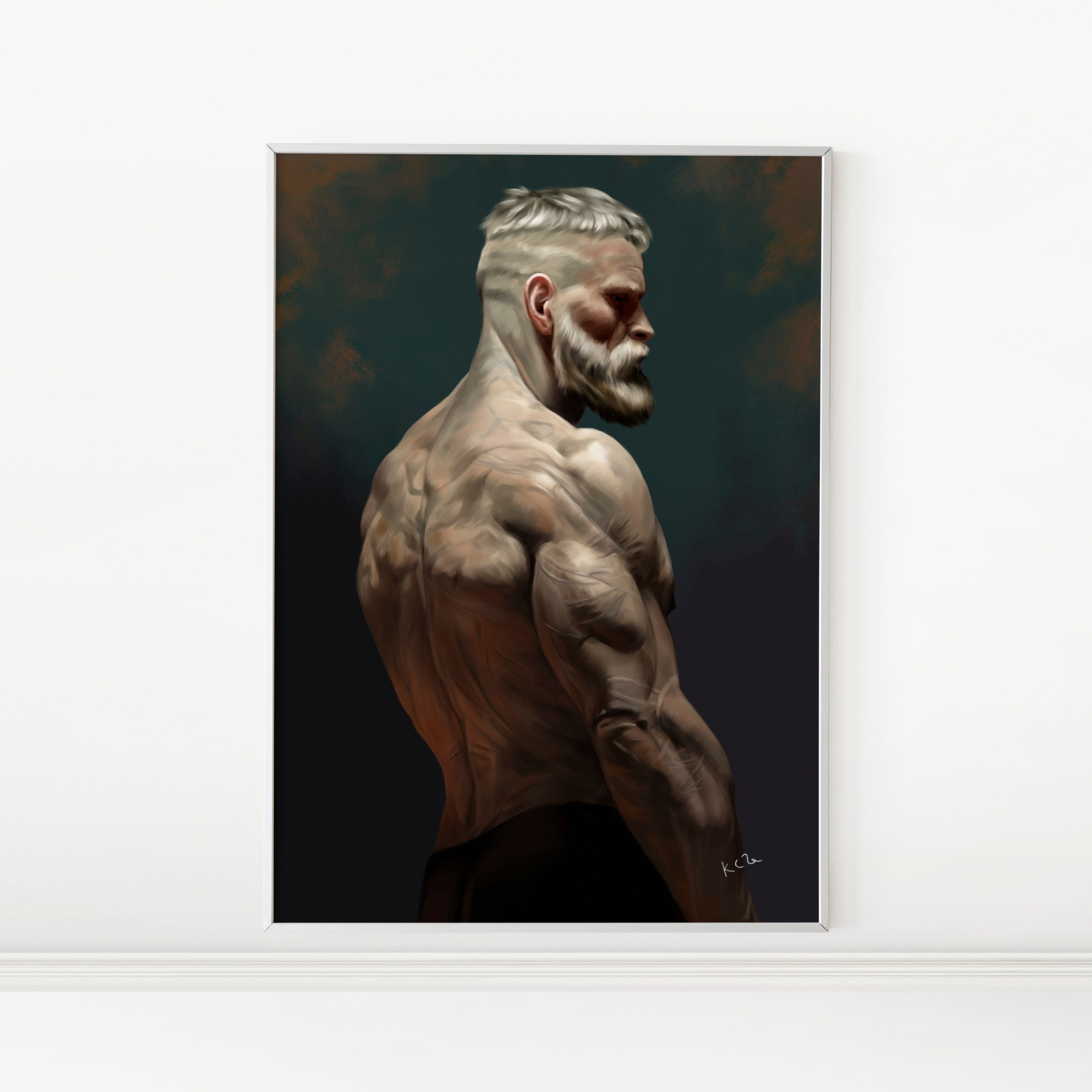 Scars of Triumph LGBTQ Art Print Powerful Digital Painting Resilience ...