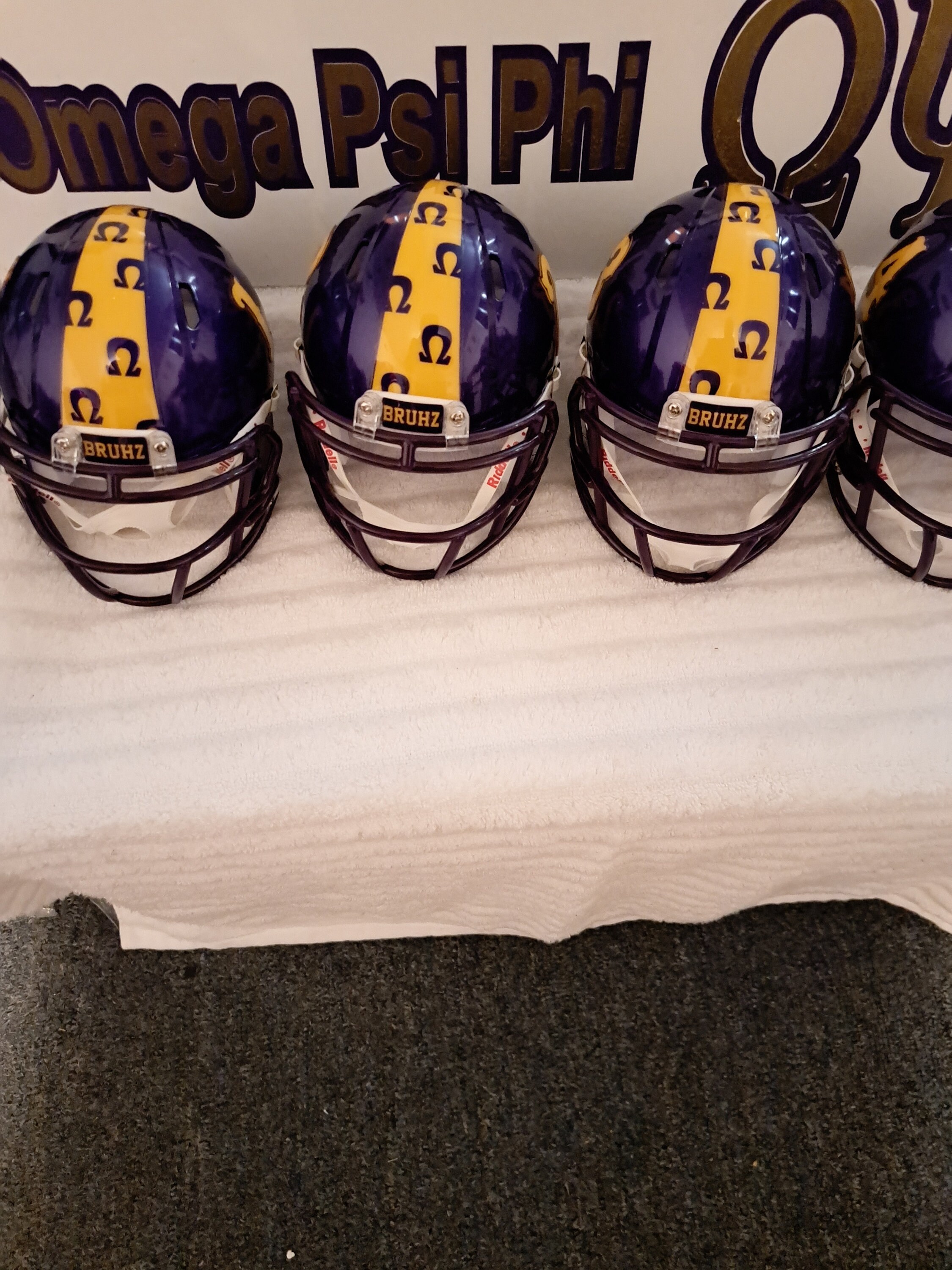 Omega Psi Phi Football Helmets - Etsy