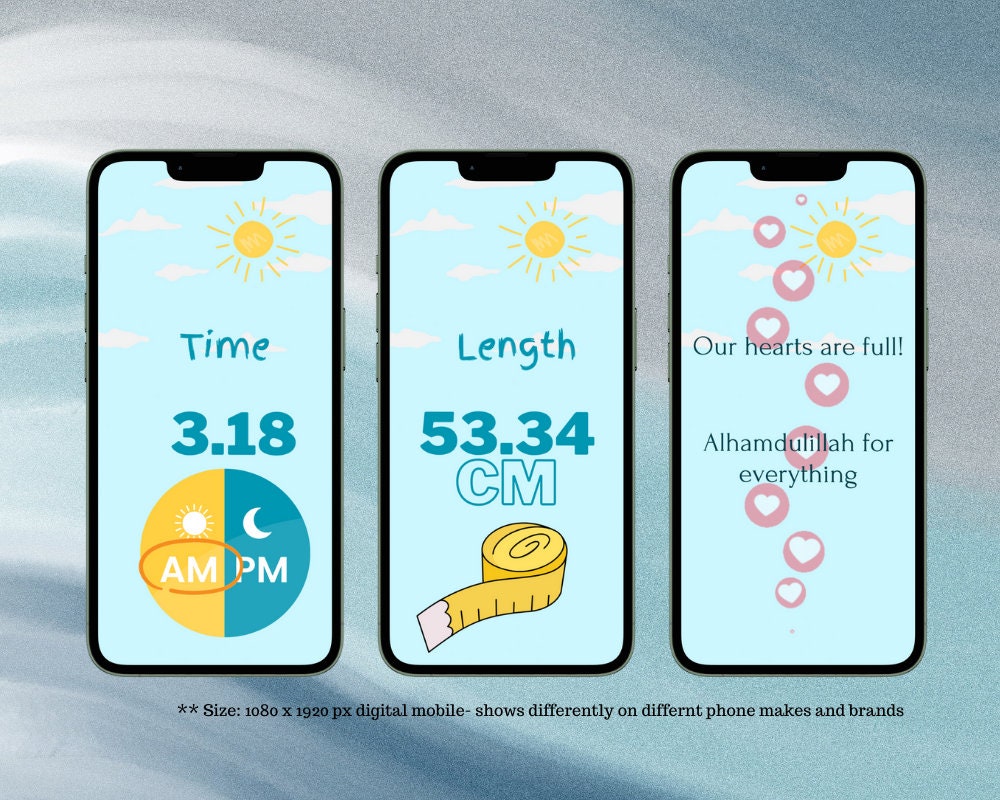 Customizable Islamic Baby Birth Announcement Video Muslim Birth ...