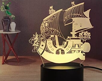 Luffy One Piece Lamp - Etsy