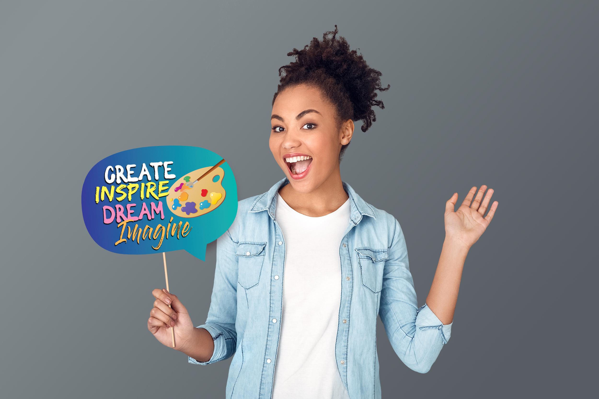 Art Party Photo Booth Props – Fun Painting & Creative Birthday ...