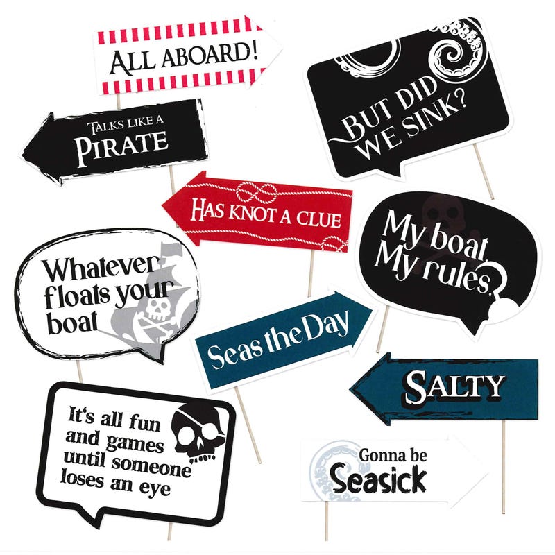 Pirate Photo Booth - Etsy