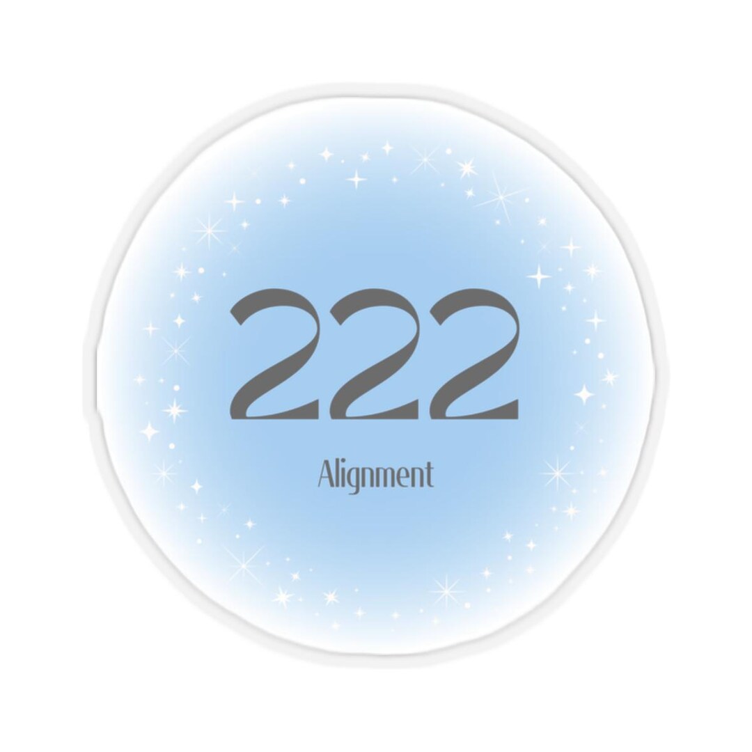 222 Angel Numbers Vinyl Sticker Decal - Etsy