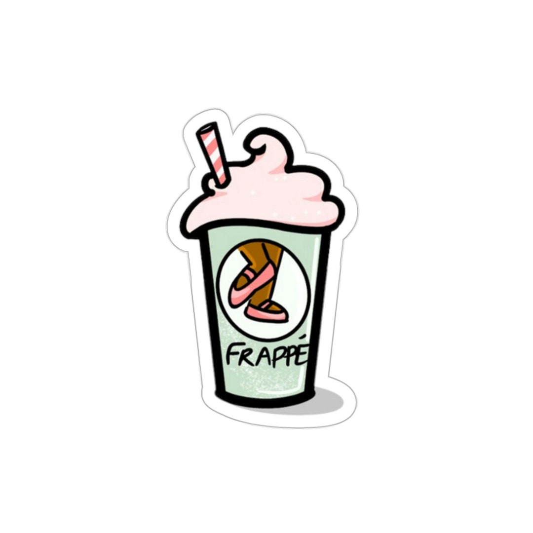 Frappe Ballet Sticker Dance Vinyl Decal Sticker Funny for Dancer, Dance ...