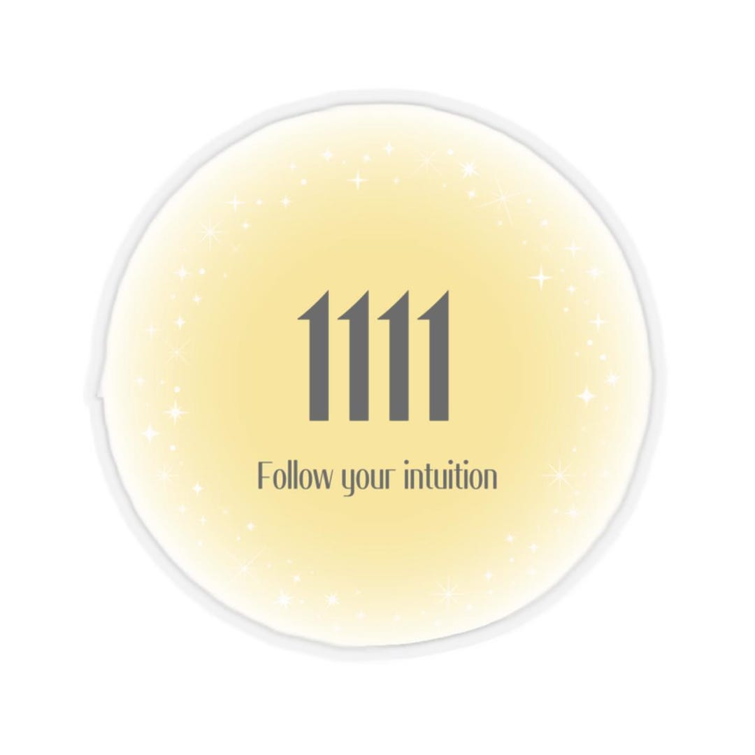 1111 Angel Numbers Vinyl Sticker Decal - Etsy