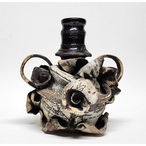 Signed Vintage RON KROGH Studio Pottery Sculptured Vessel Vase - Etsy