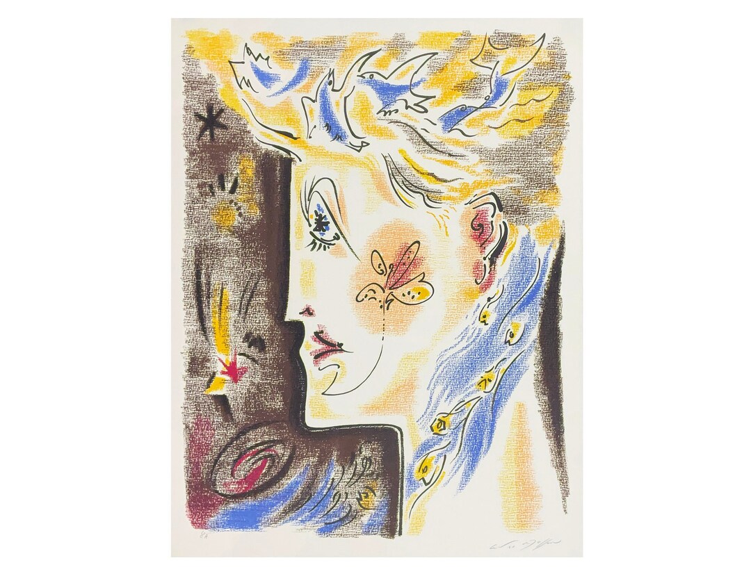 Signed Original ANDRE MASSON Artists Edition Color Lithograph ...