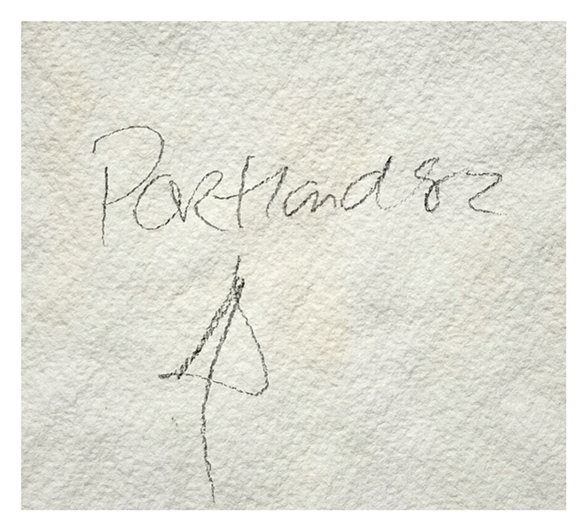 Signed Original Painting by Oregon Artist JACK PORTLAND, 1982 Abstract ...