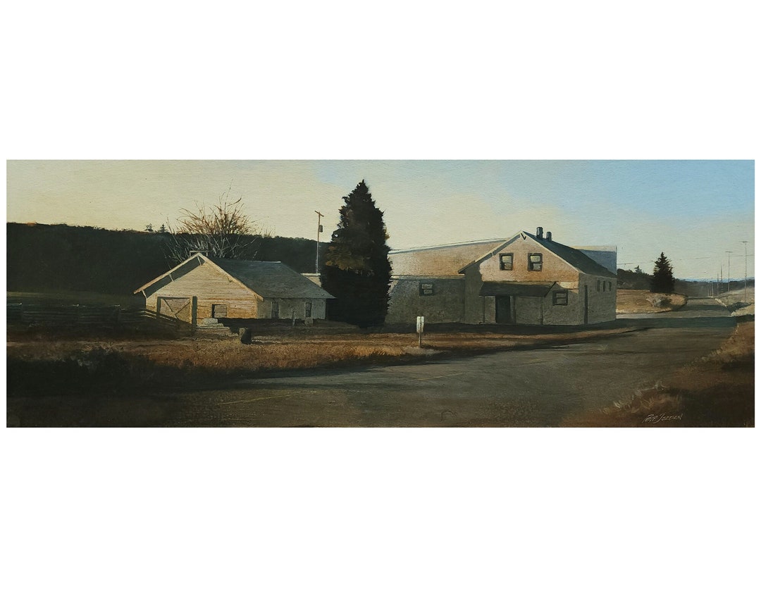 Signed Original PETE JORDAN Oil Painting “cash Store” - Etsy