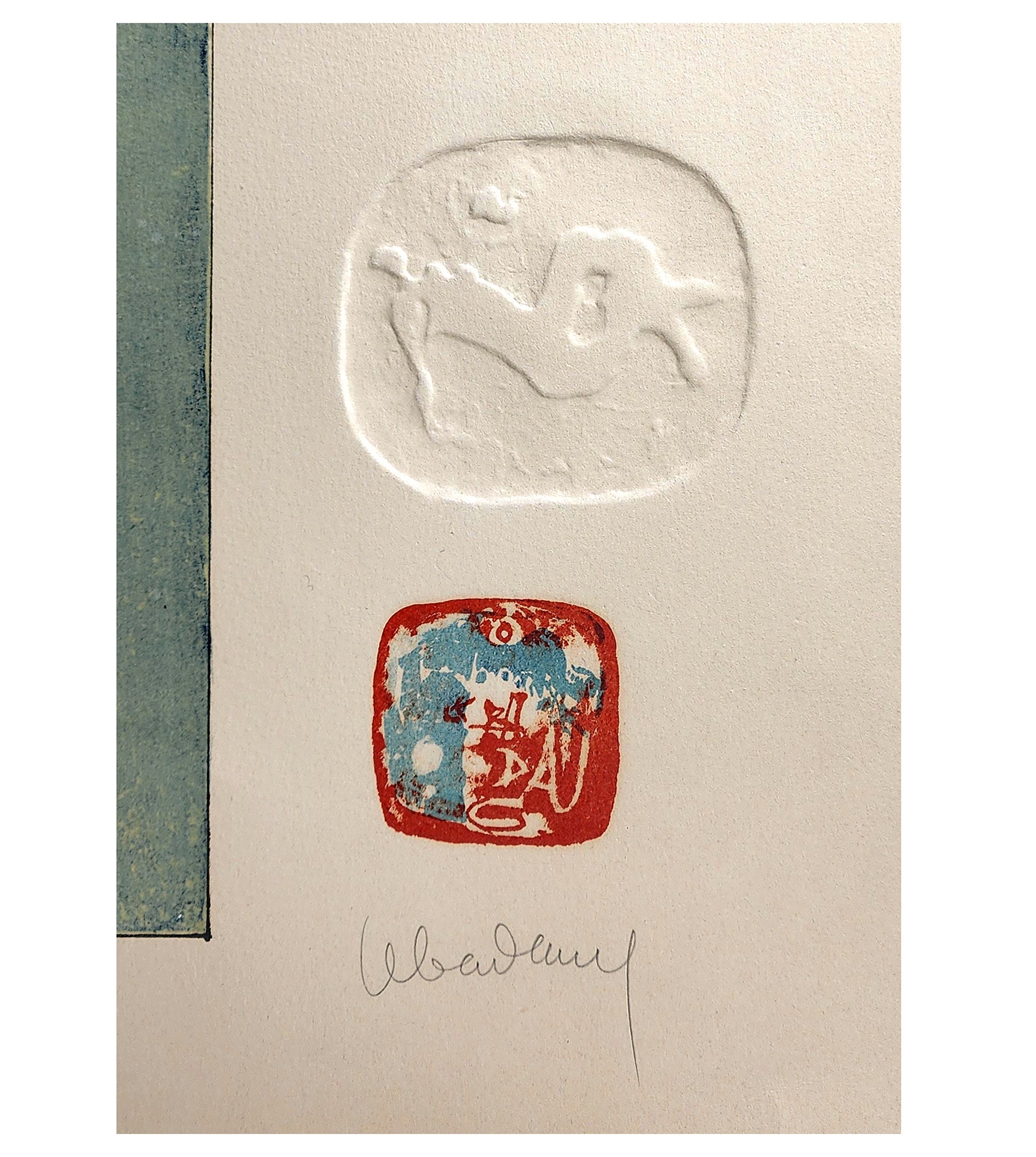 Signed Original LEBADANG Aka HOI Color Etching With Embossing le ...