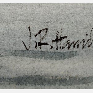 Signed Original Watercolor Painting by Missouri Artist JAMES R. HAMIL ...