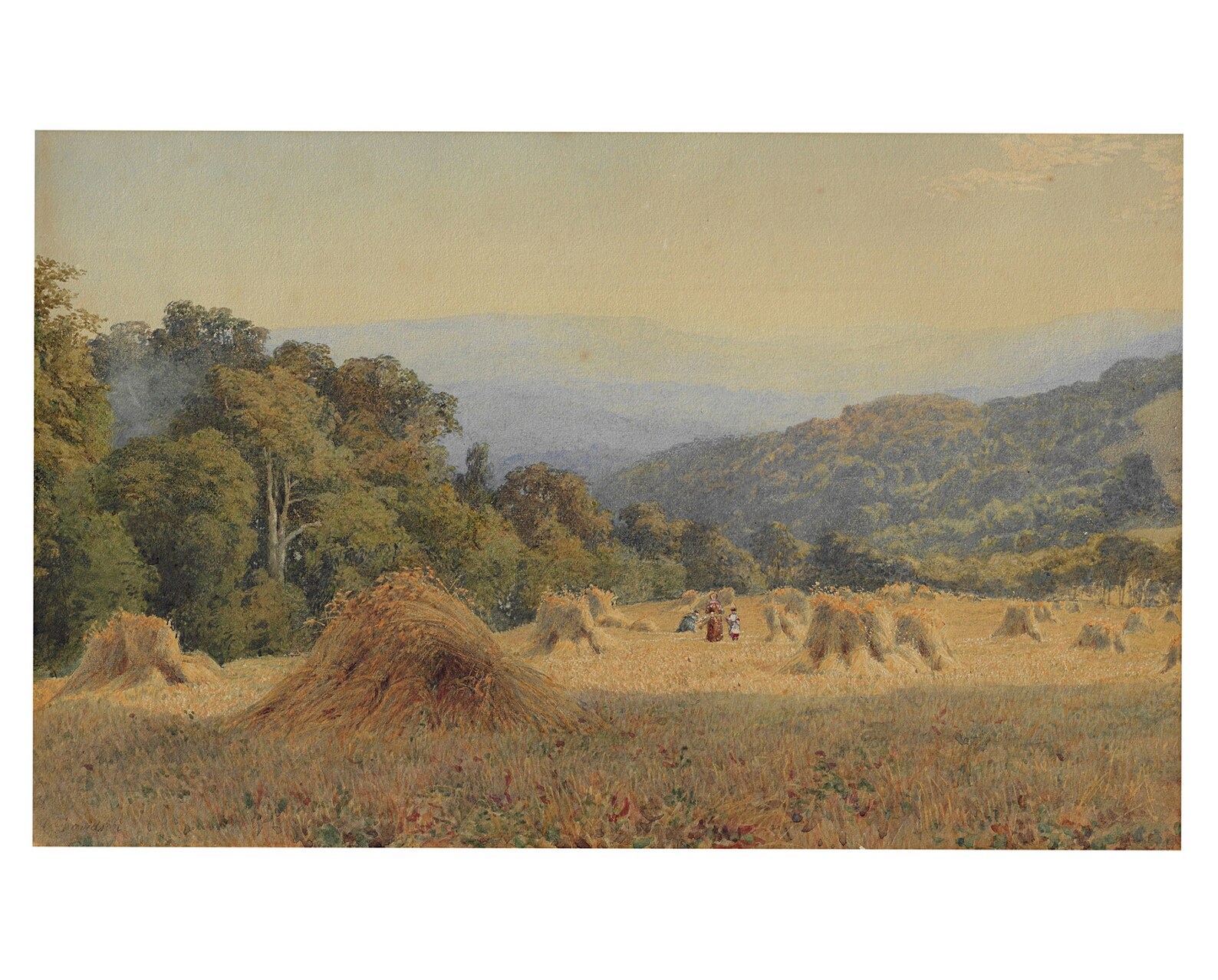 Signed Original 19th Century Watercolor Painting by British Artist ...