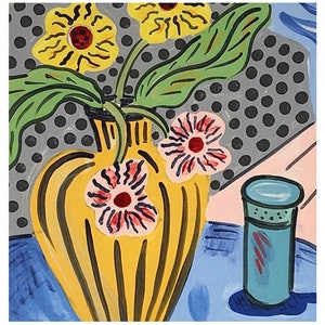 Signed Original Painted Ceramic Platter by Oregon Artist JENNIFER GUSKE ...