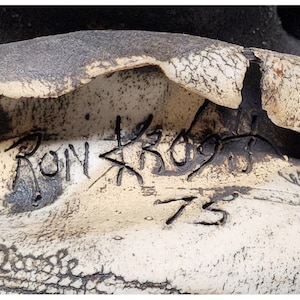 Signed Vintage RON KROGH Studio Pottery Sculptured Vessel Vase - Etsy