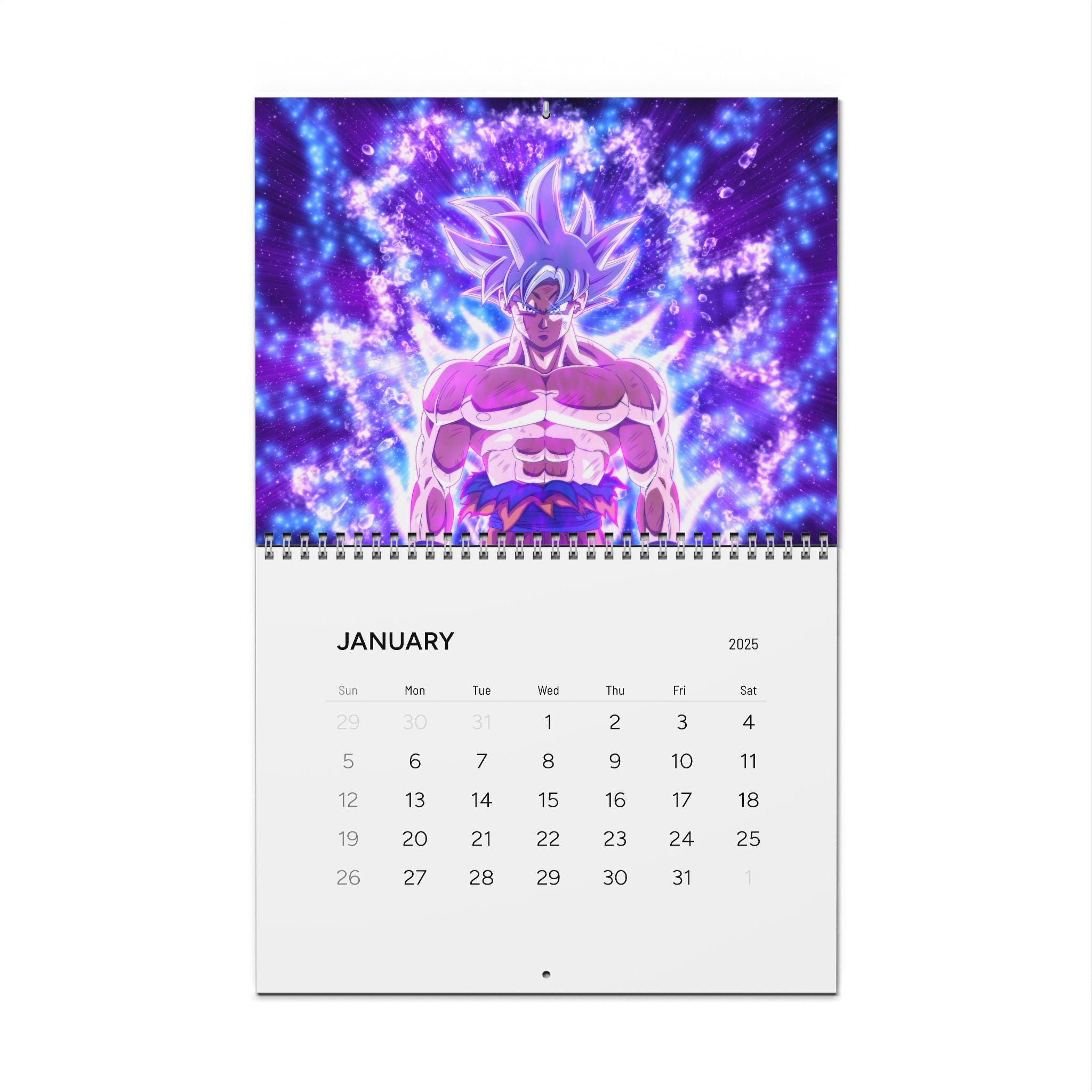 DBZ Anime Wall Calendar 2025 DBZ Themed Artwork Goku Vegeta Piccolo ...