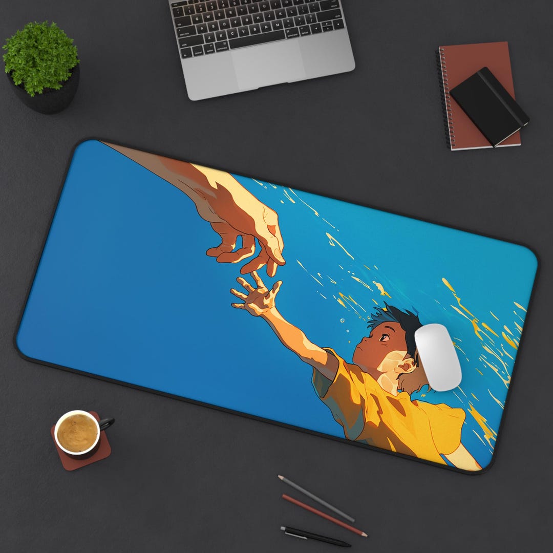 Studio Ghibli Fallen Angel Desk Mat XL XXL Gaming Mousepad & Decor ...