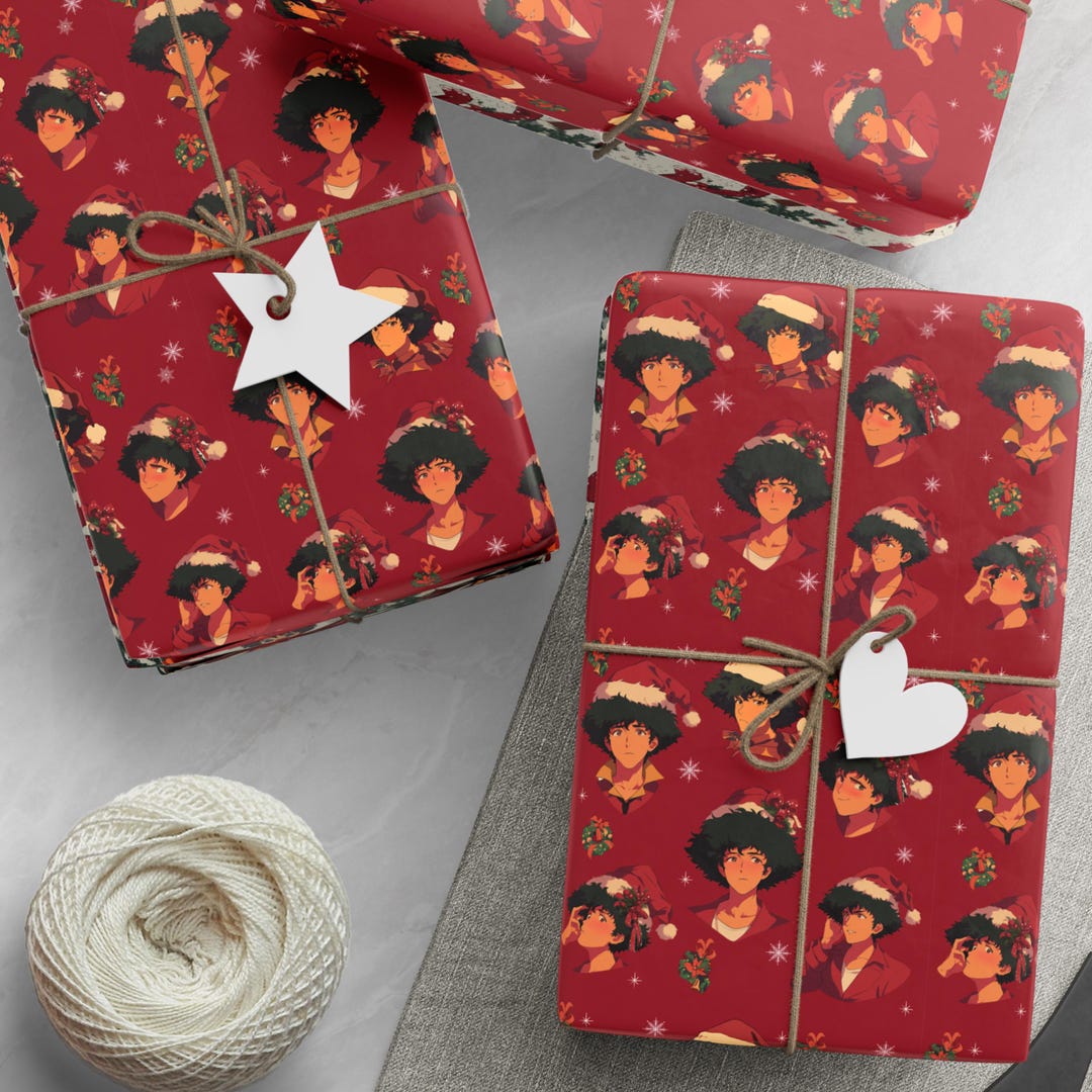 Anime Cowboy Bebop Gift Wrapping Papers, Spike Spiegel Manga Facial ...