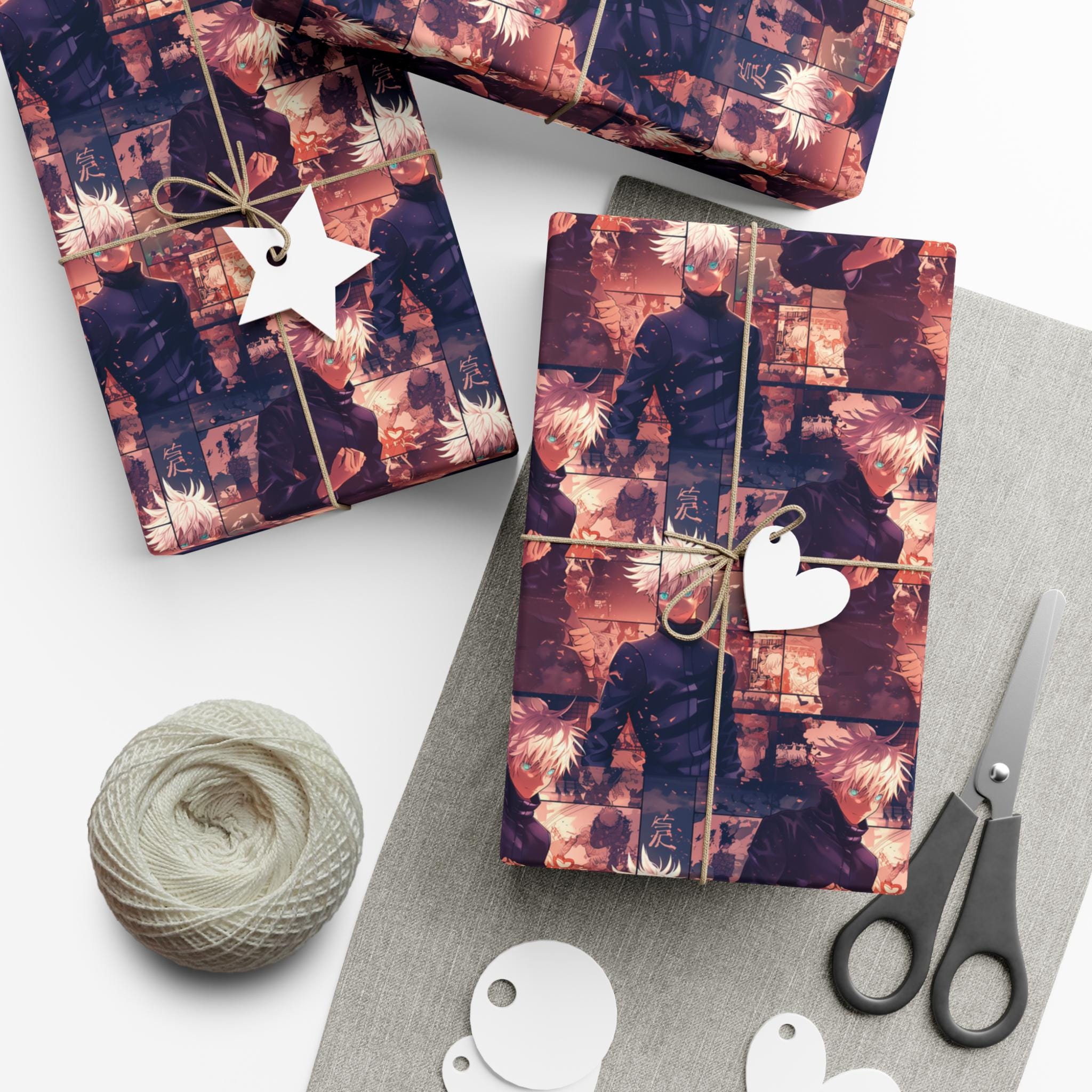 Wrapping Papers, Gojo Satoru Anime Jujutsu Kaisen Gift Wrap Manga Otaku ...