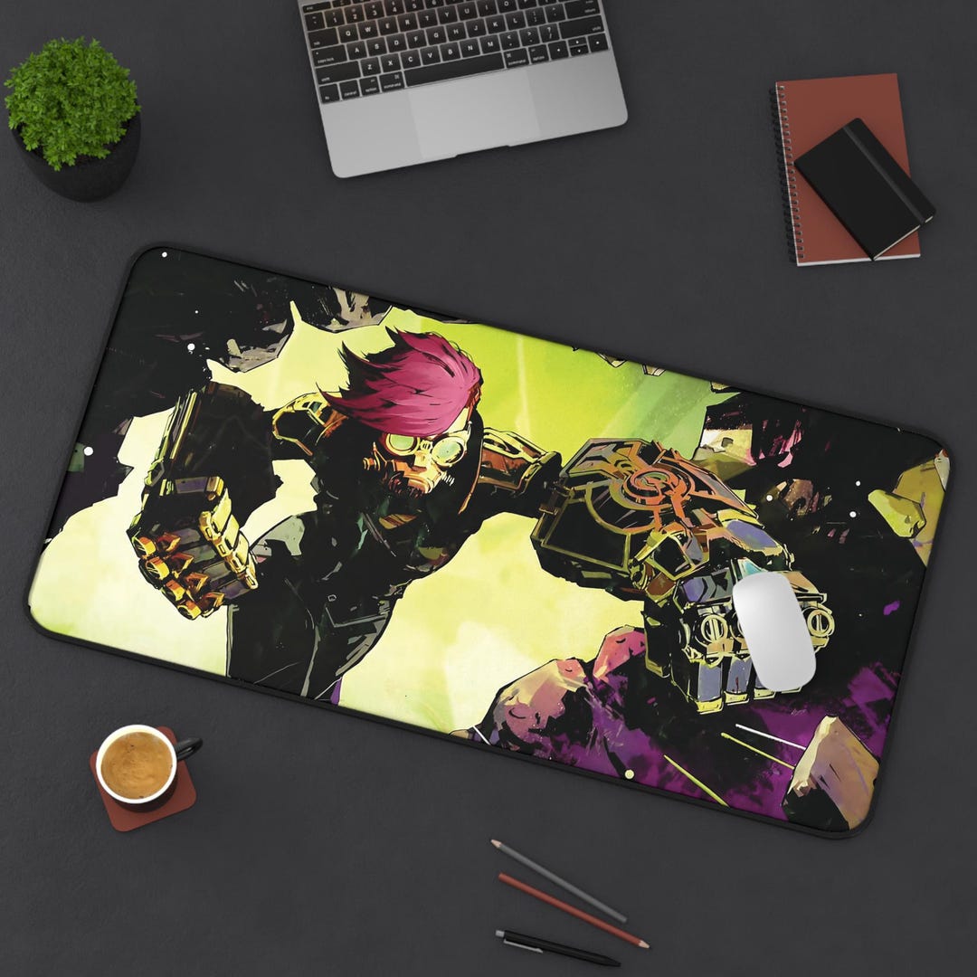 Arcane VI Desk Mat, Jinx Arcane Lol Mousepad, Comic Book Gaming Setup ...