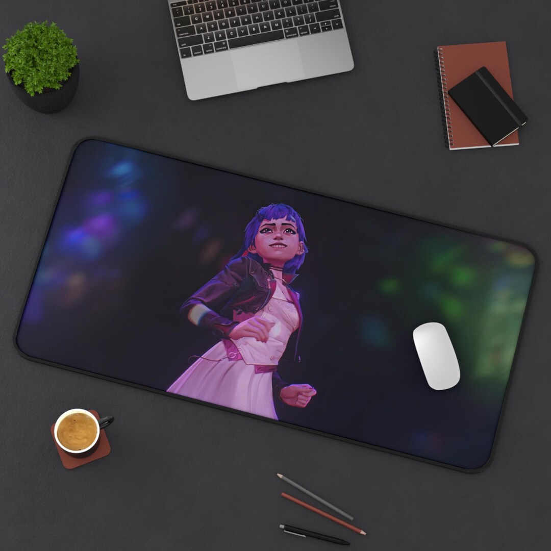 Jinx Arcane Gamer Desk Mat, Jinx Arcane League of Legend Mousepad, Work ...