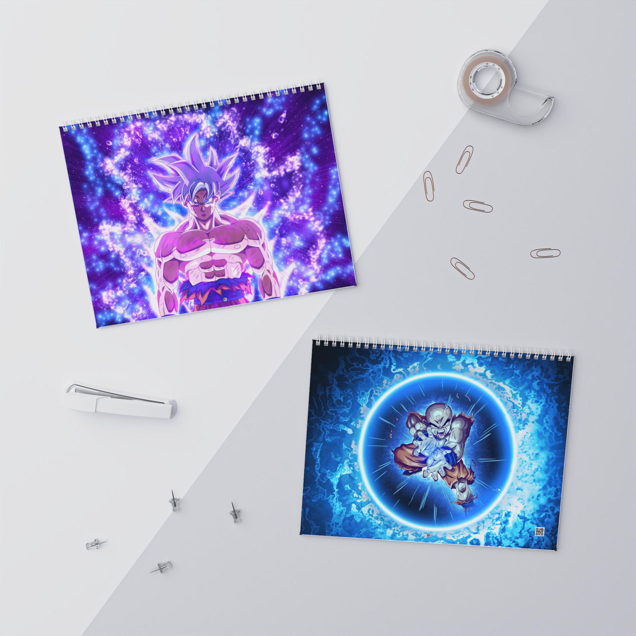 DBZ Anime Wall Calendar 2025 DBZ Themed Artwork Goku Vegeta Piccolo ...